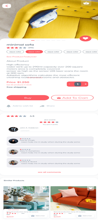 Rosen - Flutter Ecommerce UI by impROS01 | CodeCanyon